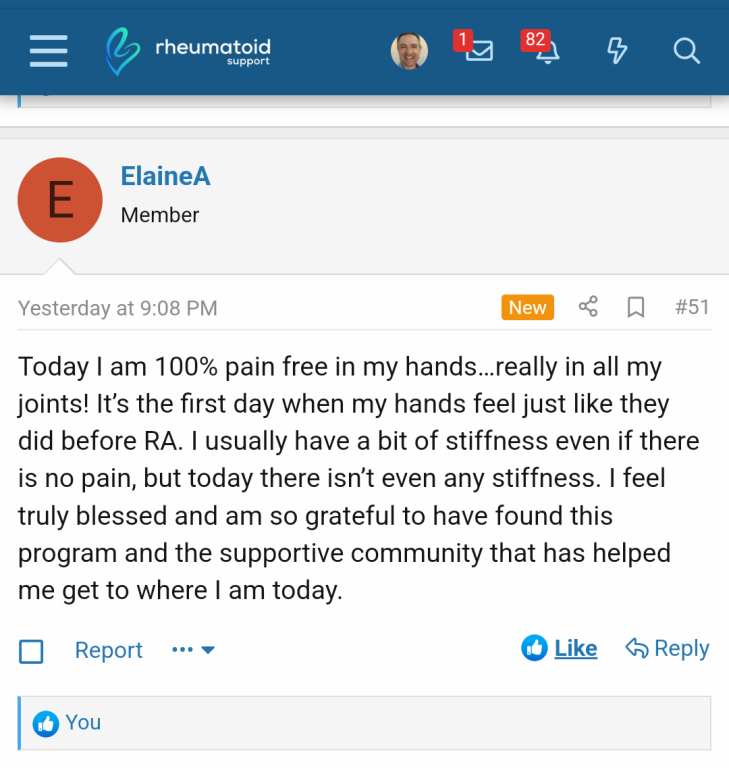 Reducing Medications And Recovering From RA Symptoms - Rheumatoid ...